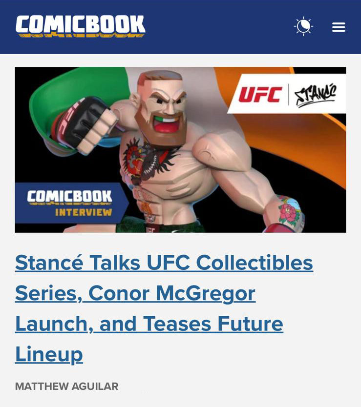 Stancé Talks UFC Collectibles Series... Teases Future Lineup